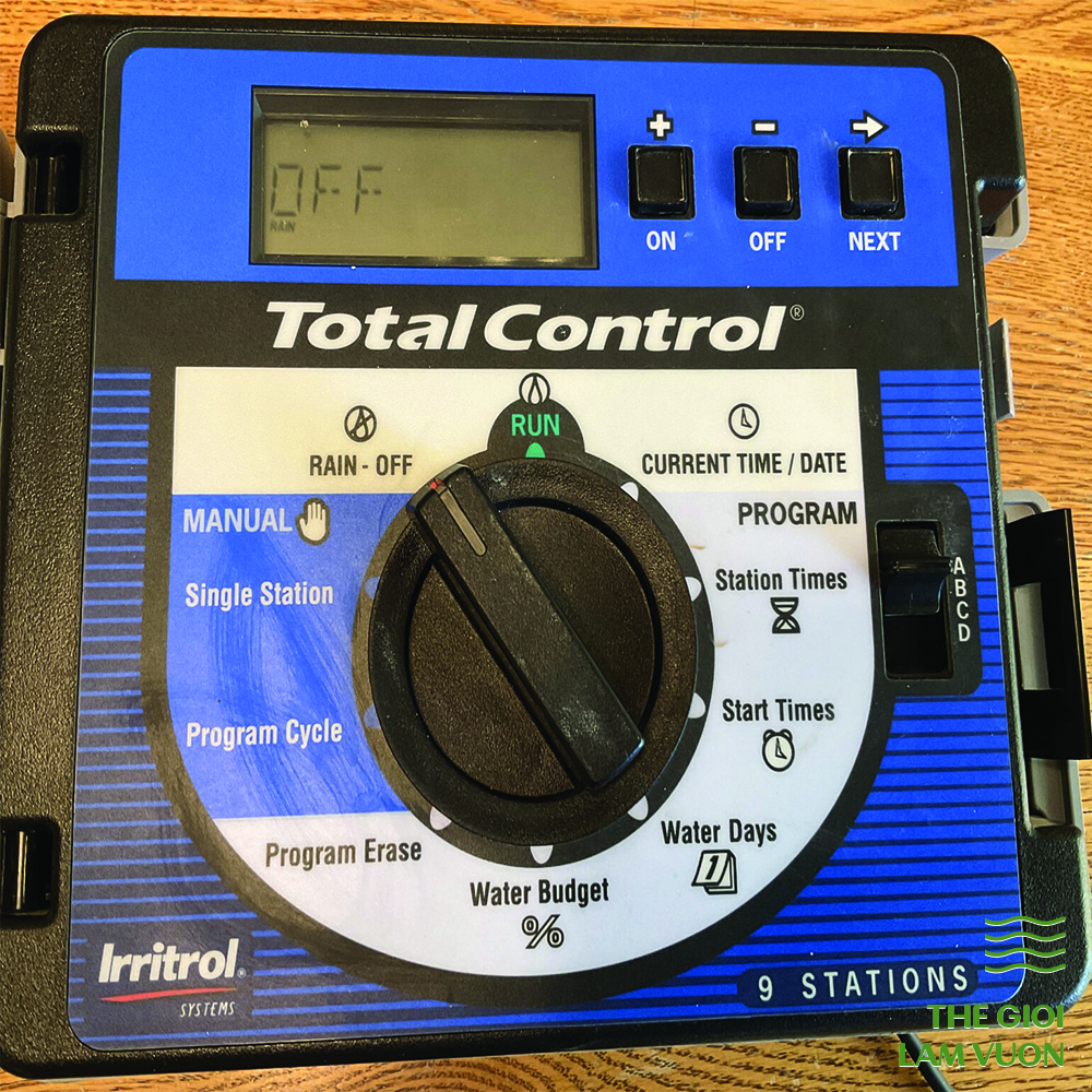 Bộ điều khiển hệ thống tưới tự động Irritrol Total Control - Thế Giới Làm Vườn